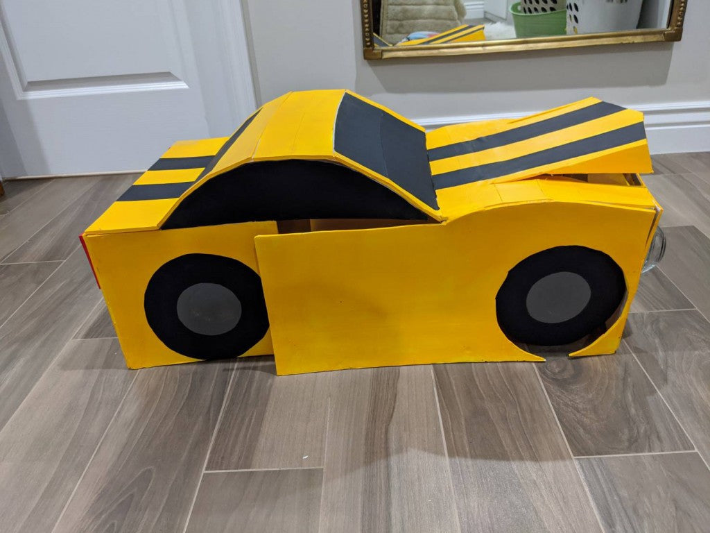 DIY Converting Transformers Bumblebee Costume - Pure Costumes Blog