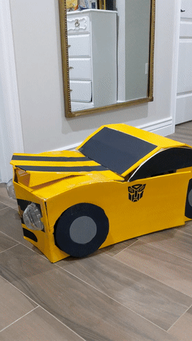 Cardboard Transformer Costume