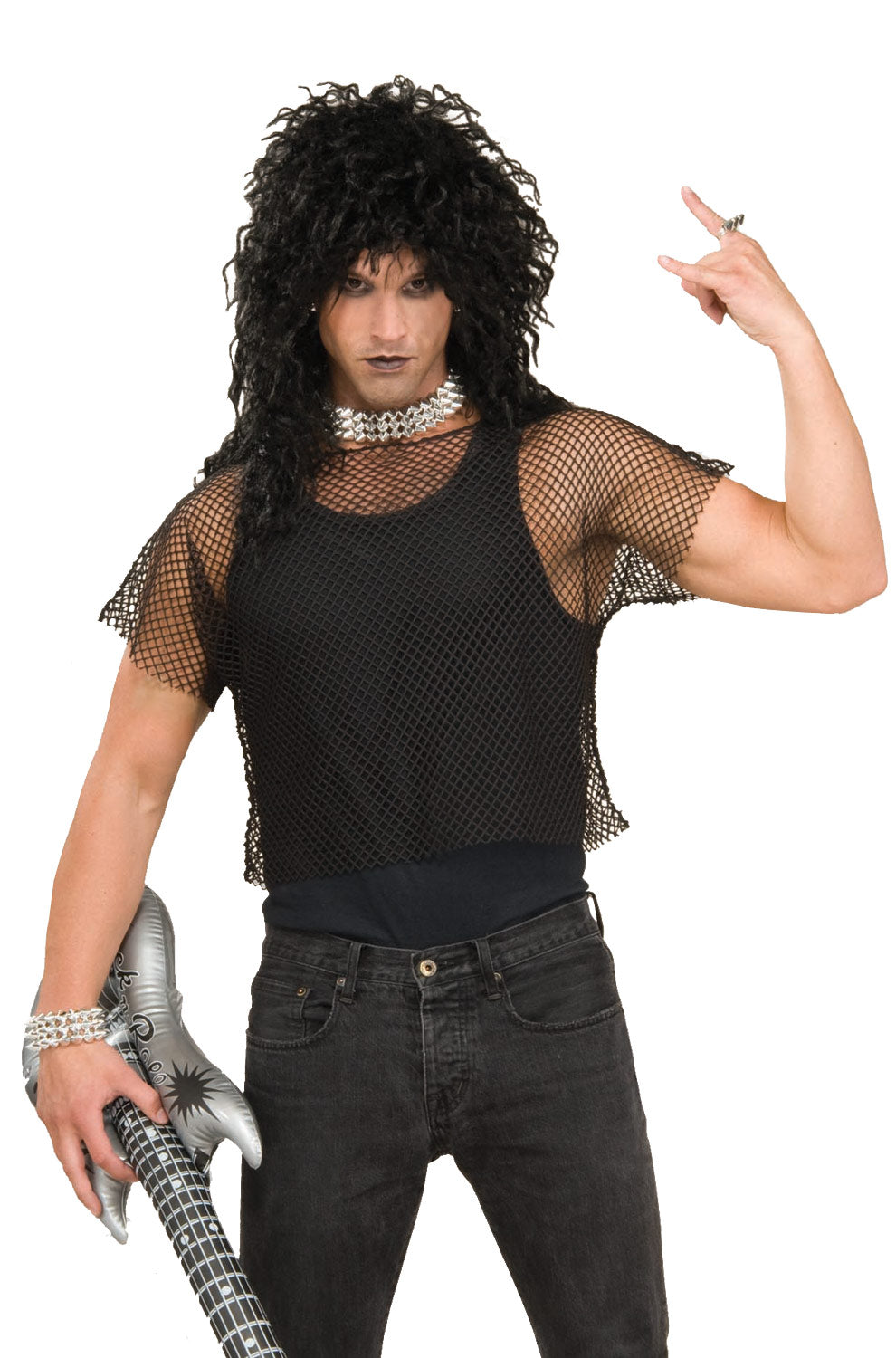 Black Mesh Top Adult Costume – Pure Costumes