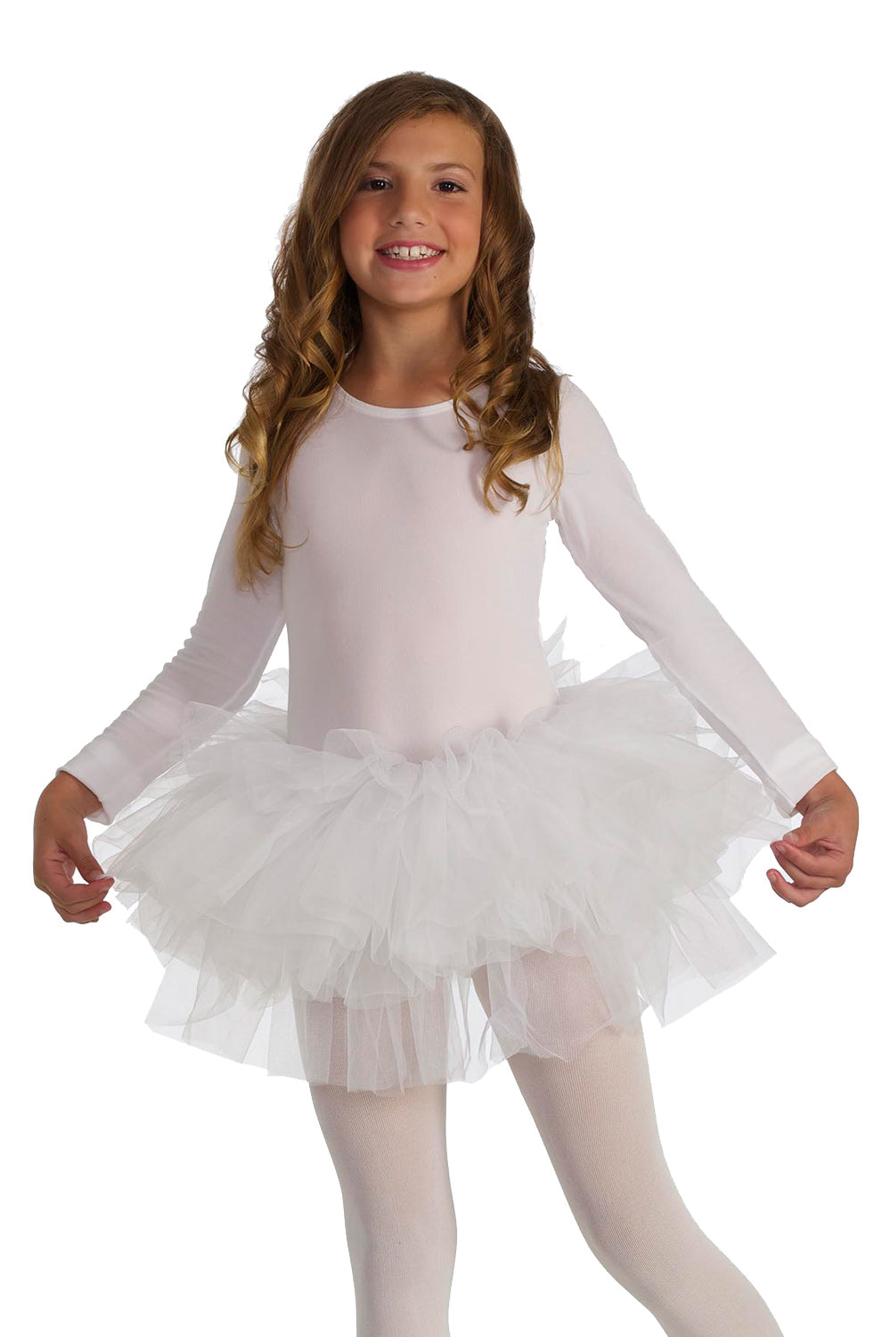 Fluffy Child Tutu (White) – Pure Costumes