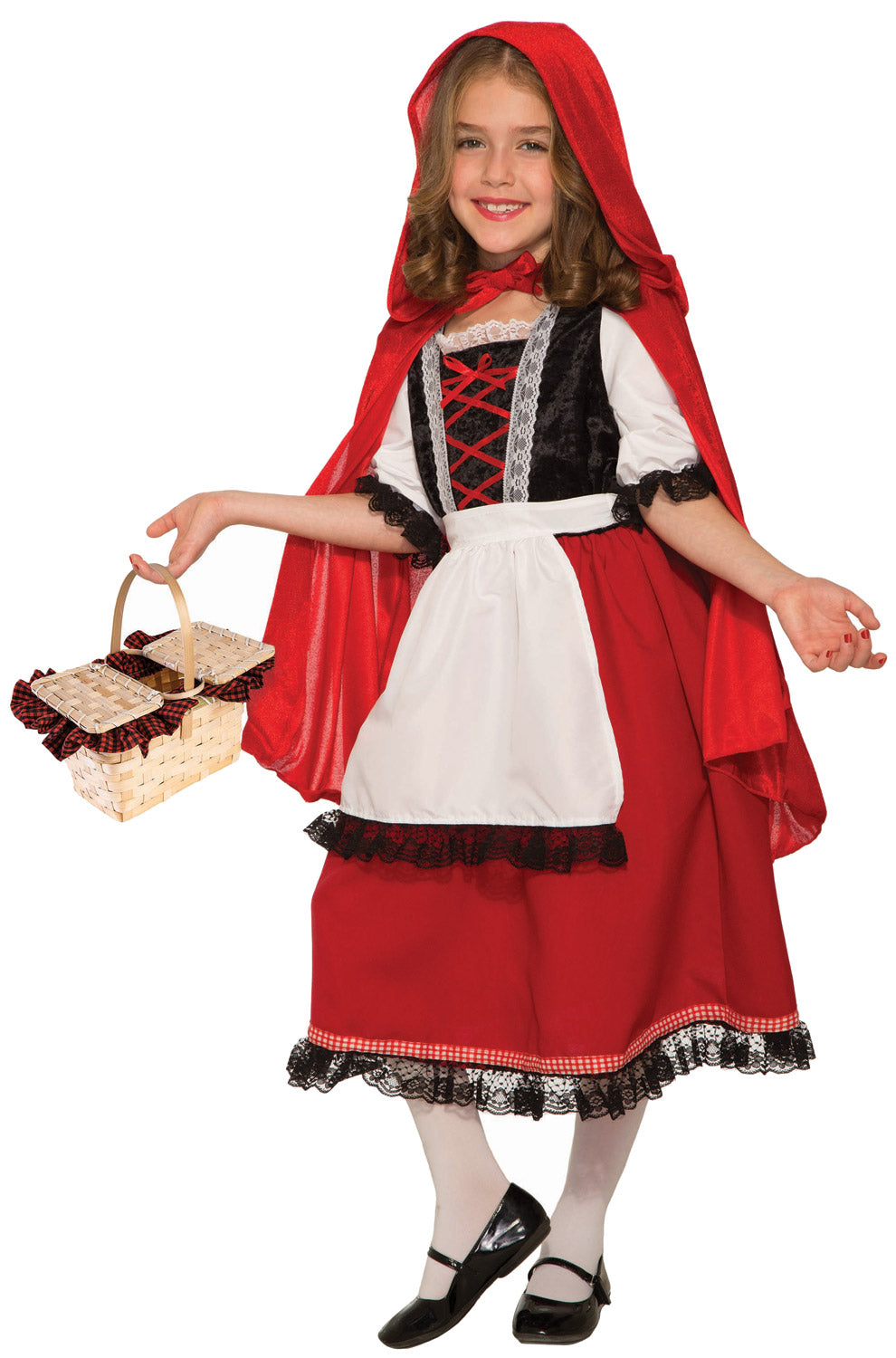 Pretty Red Riding Hood Deluxe Child Costume (Large) – Pure Costumes
