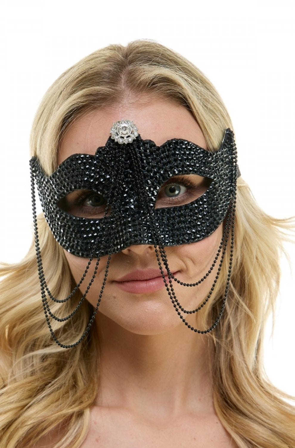 Midnight Jewel Masquerade Mask – Pure Costumes