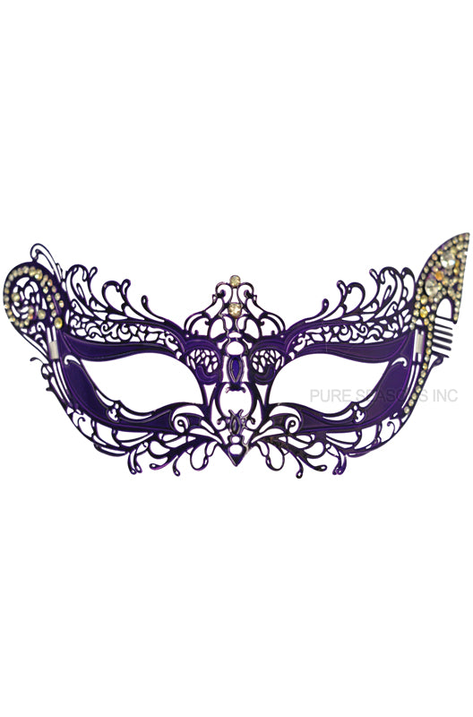 Winged Angel Venetian Mask (Purple) – Pure Costumes