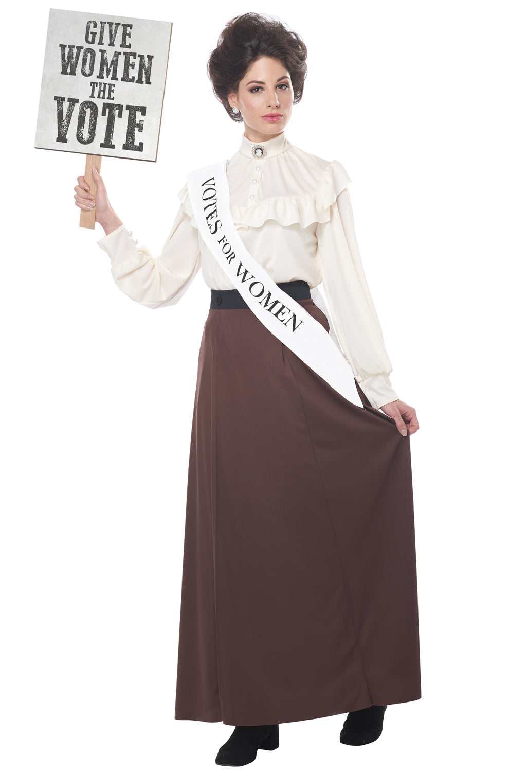 English Suffragette Adult Costume - PureCostumes.com