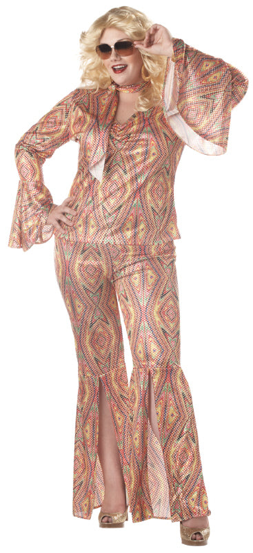 Plus Size DiscoLicious costume - PureCostumes.com