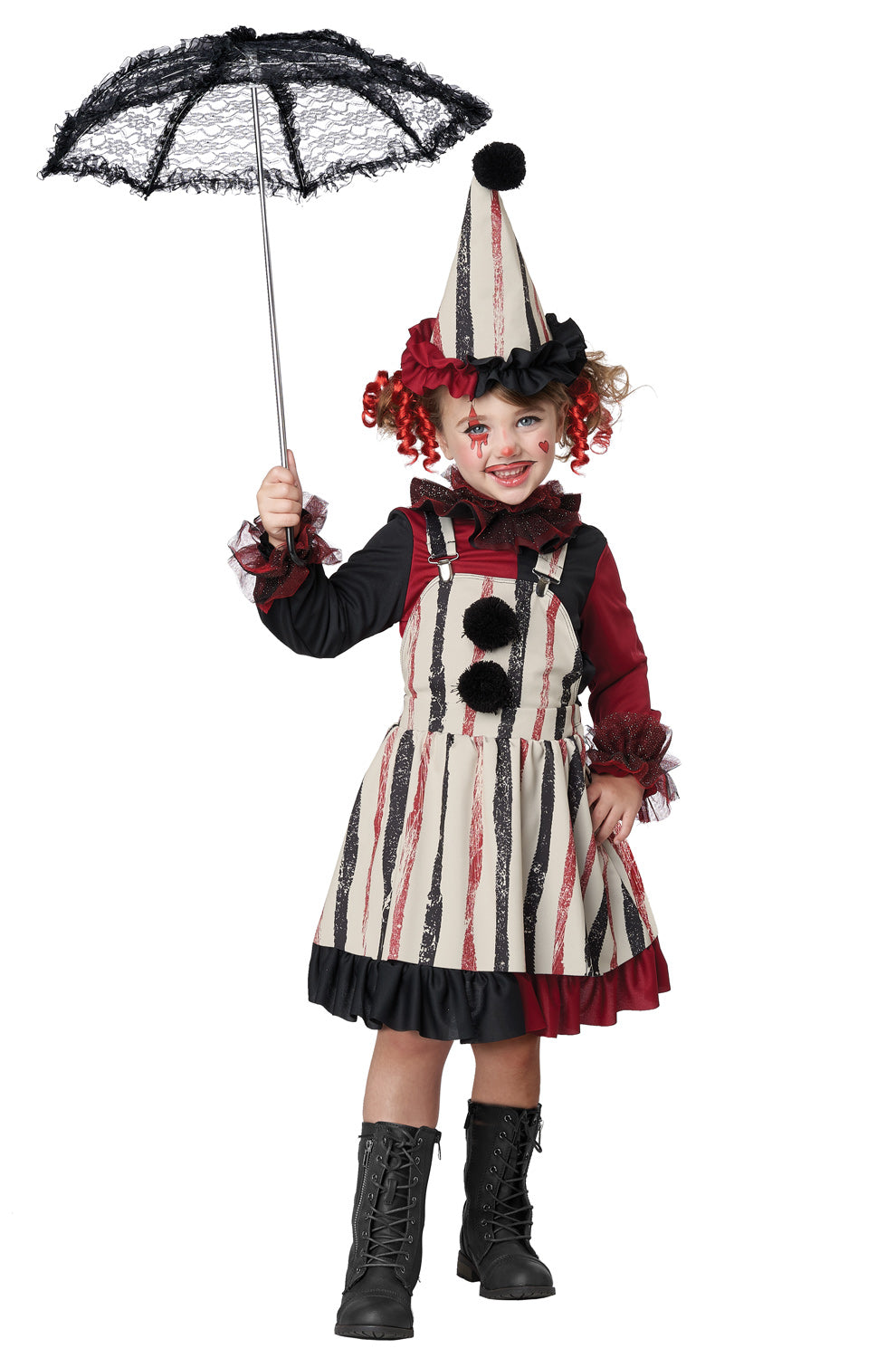 Clever Lil' Clown Toddler Costume - PureCostumes.com