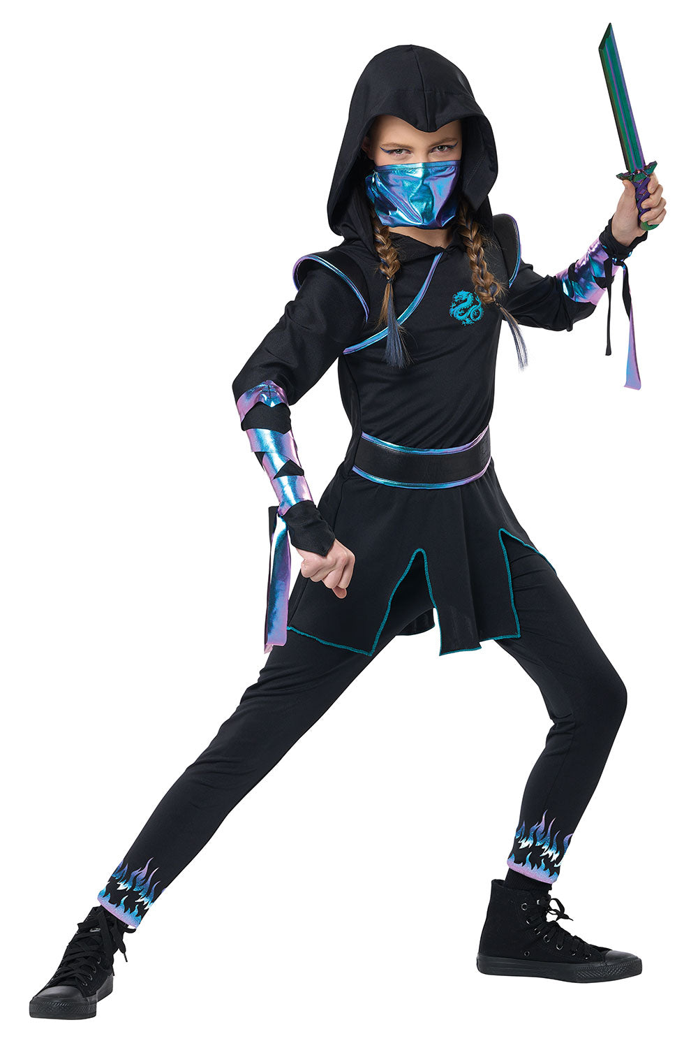 Ninja Nightfire Child Costume - PureCostumes.com