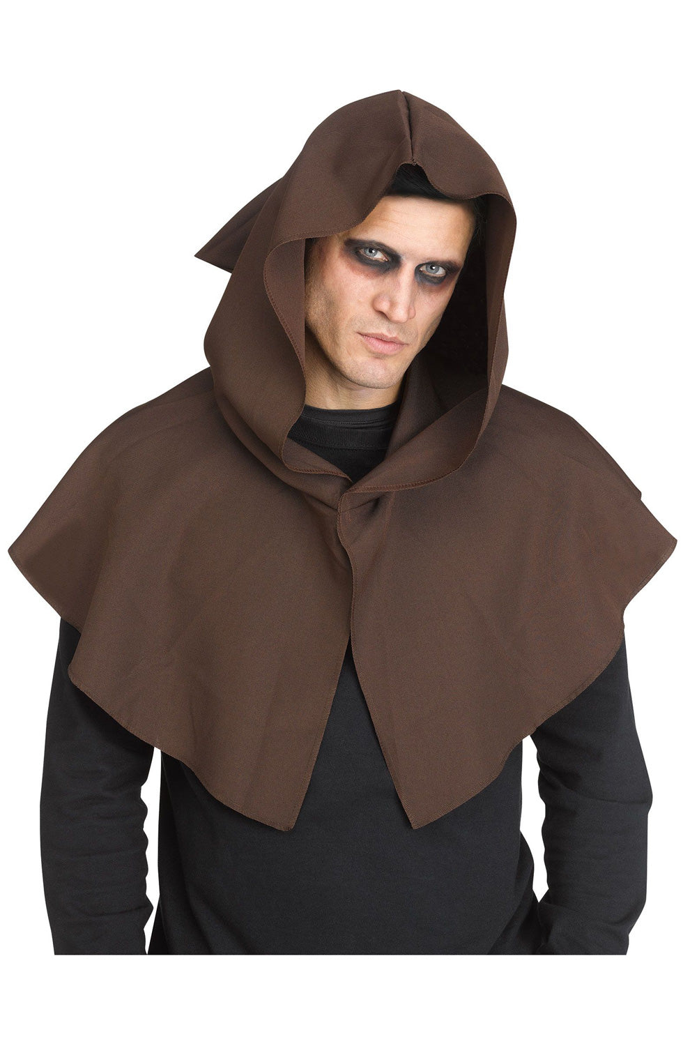 Hooded Capelet (Brown) - PureCostumes.com