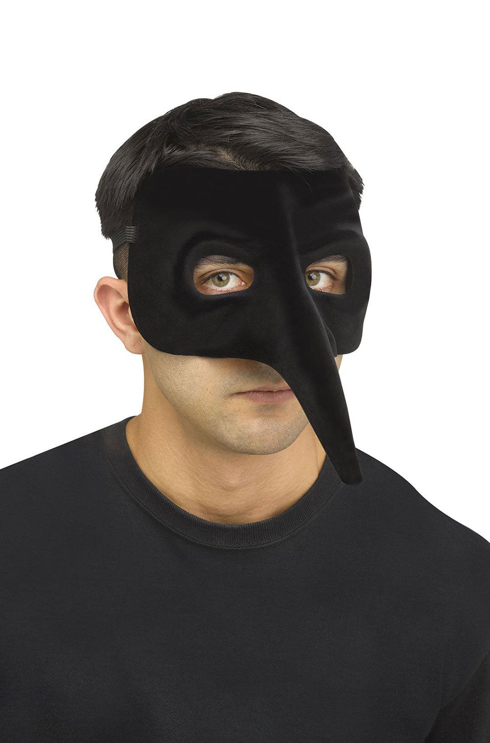 Velvet Venetian Raven Adult Mask - PureCostumes.com