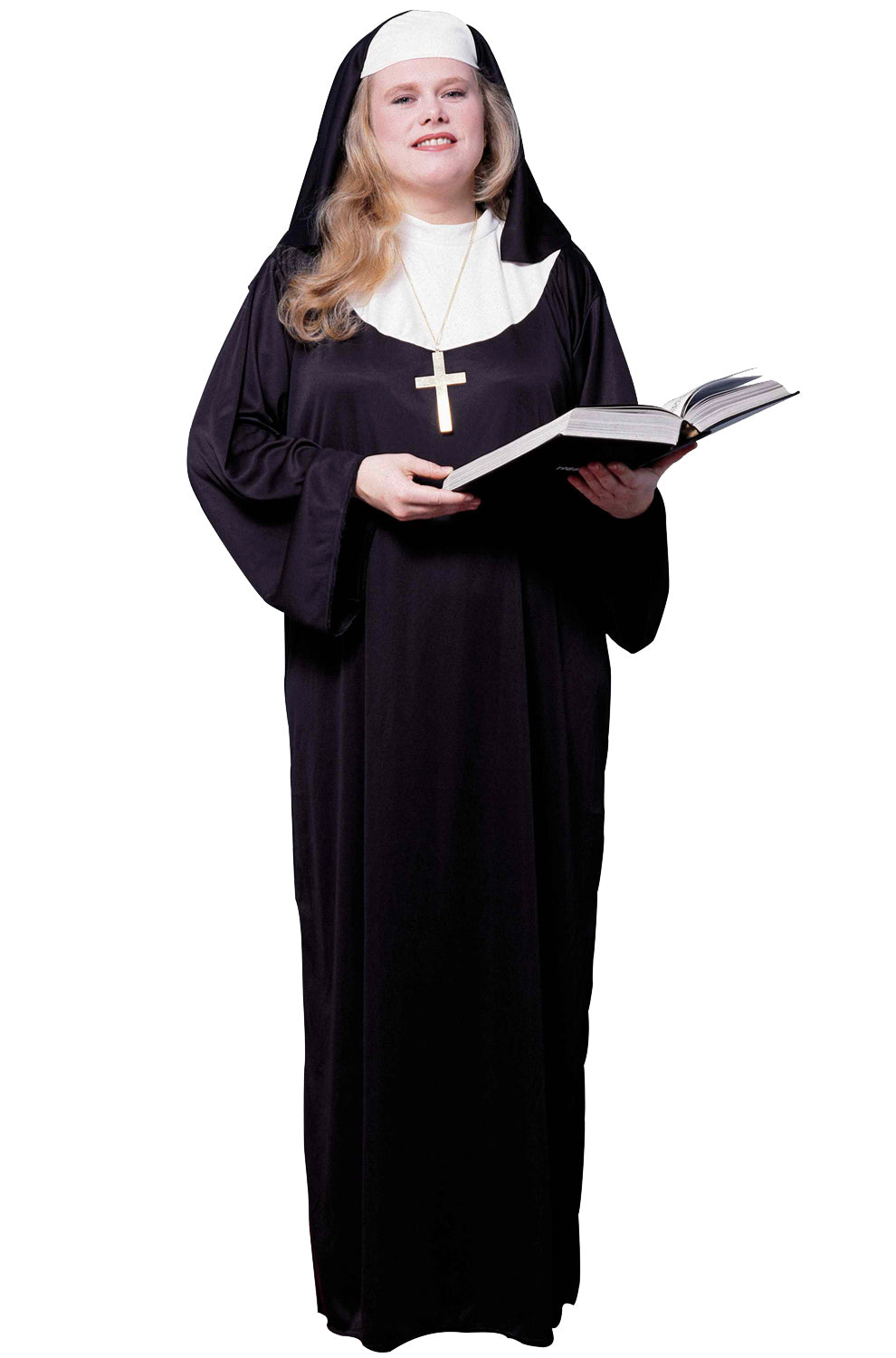 Holy Nun Plus Size Costume - PureCostumes.com