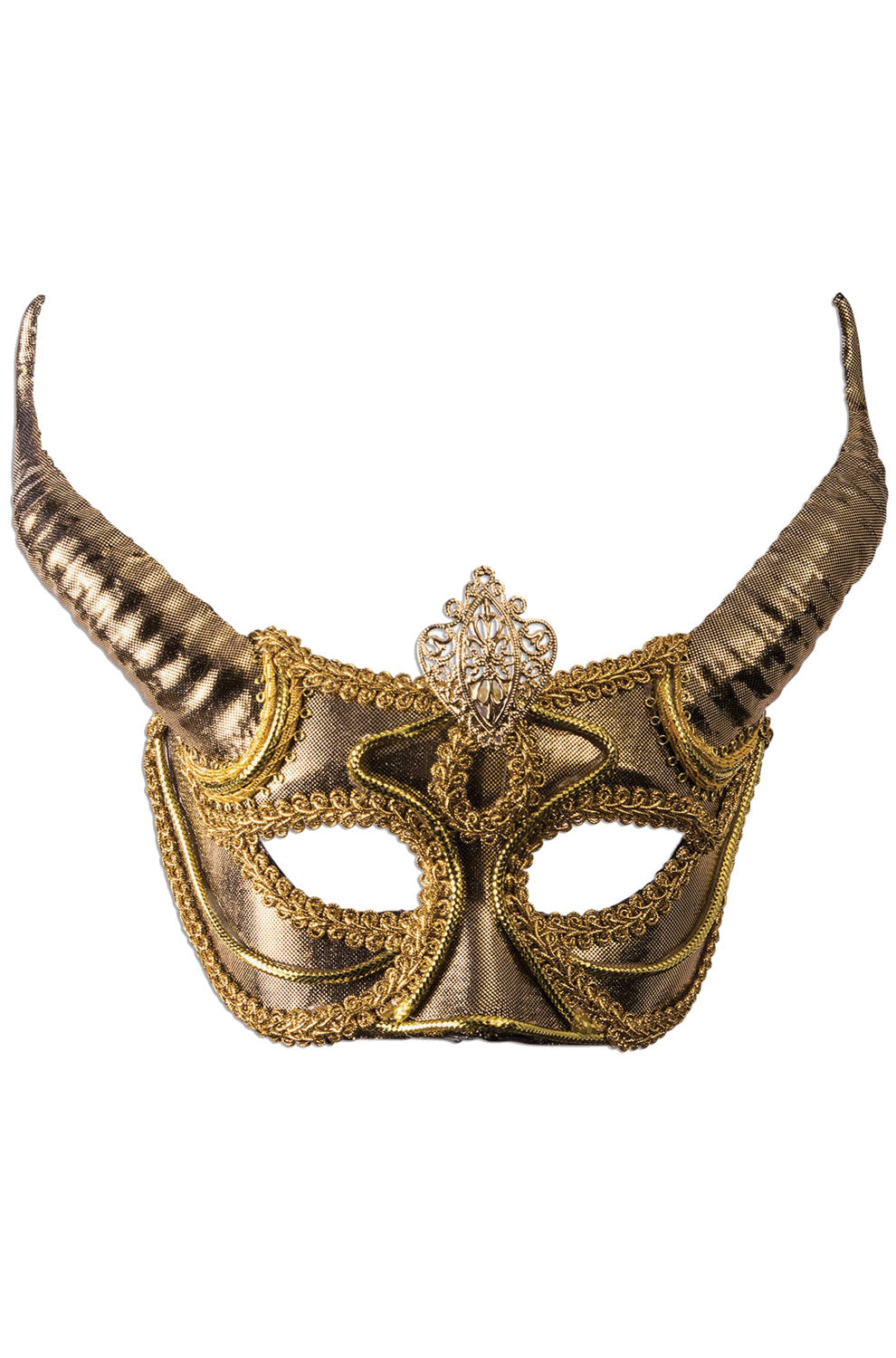 Golden Horn Mask - PureCostumes.com