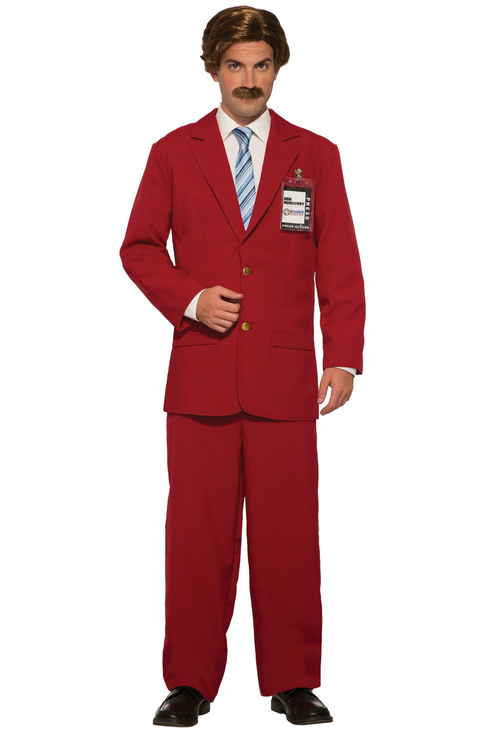 Anchorman Ron Burgundy Suit Adult Costume - PureCostumes.com