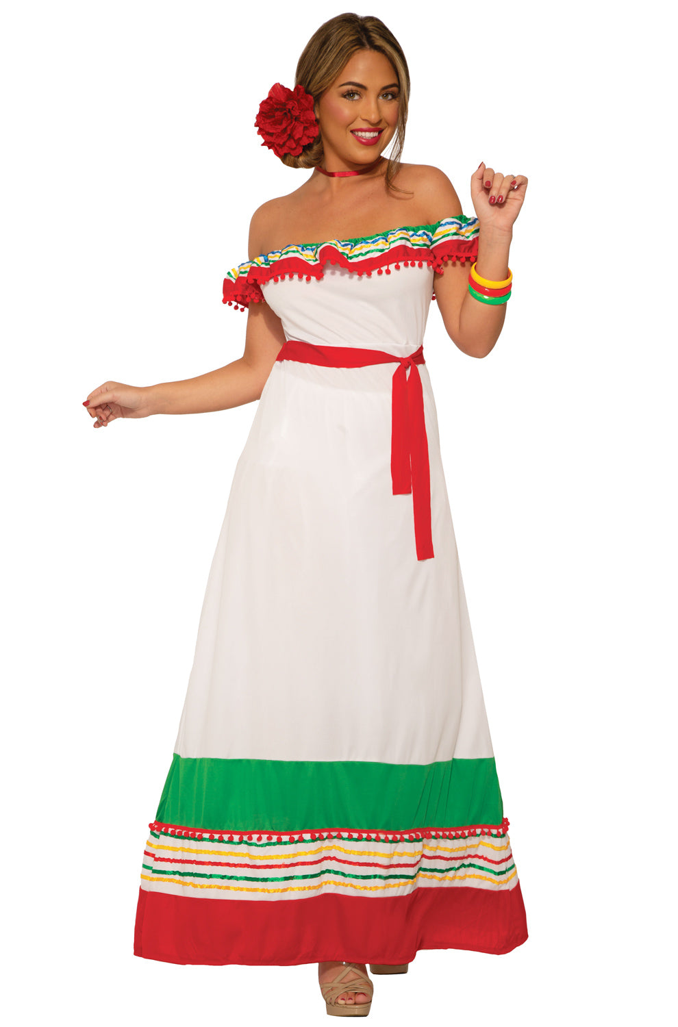 Fiesta Dress Adult Costume - PureCostumes.com