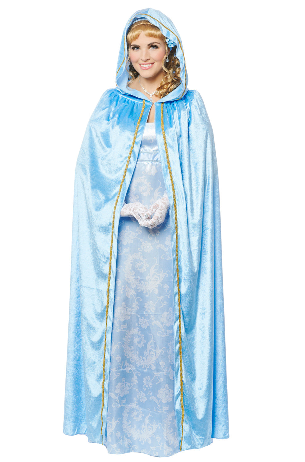 Regency Hooded Adult Cape - PureCostumes.com