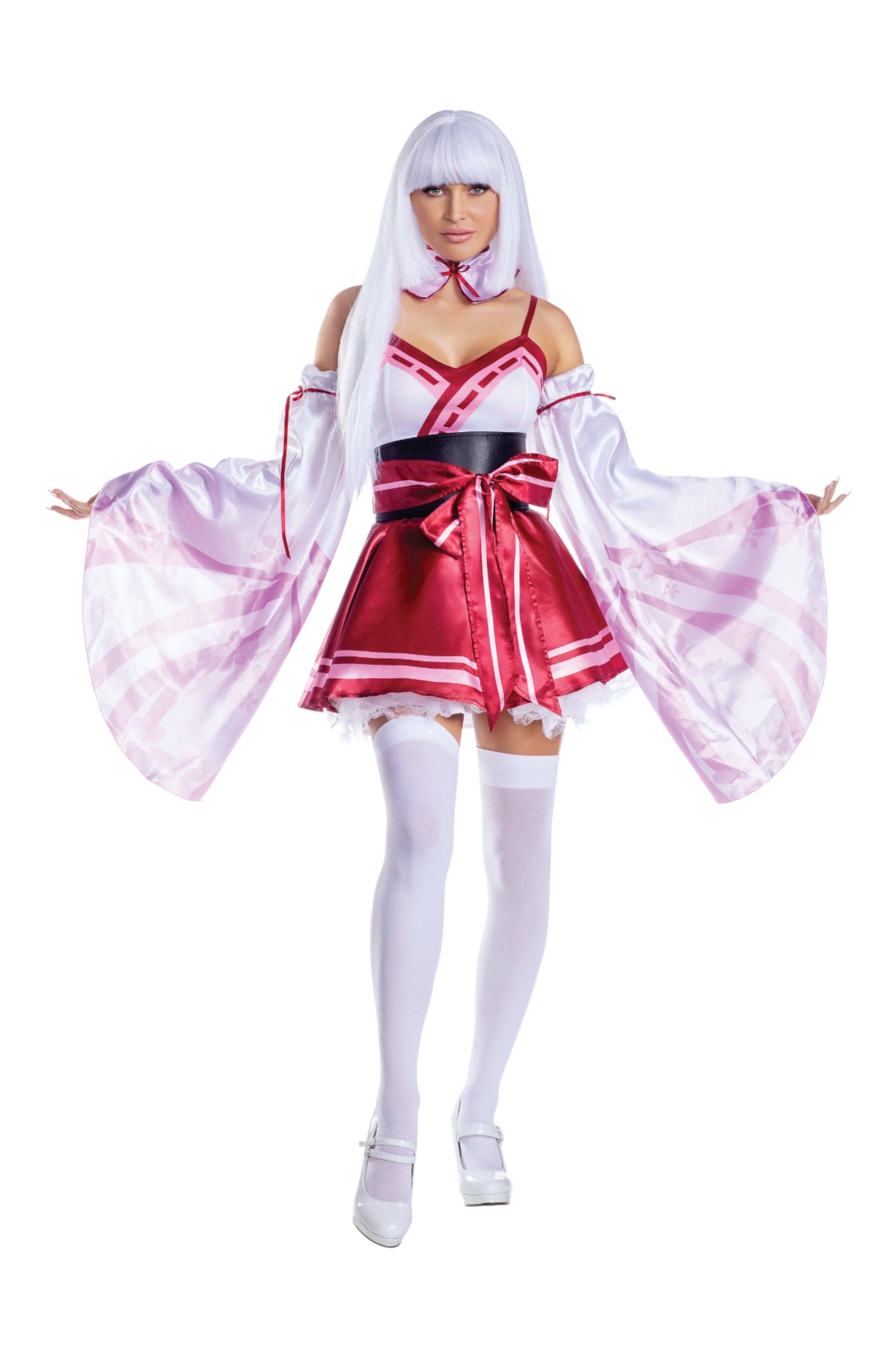 Sakura Shrine Maiden Adult Costume - PureCostumes.com