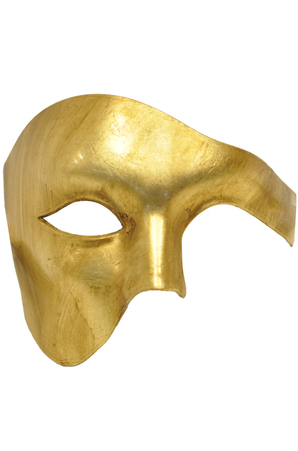 Golden Gentleman Half Mask - PureCostumes.com