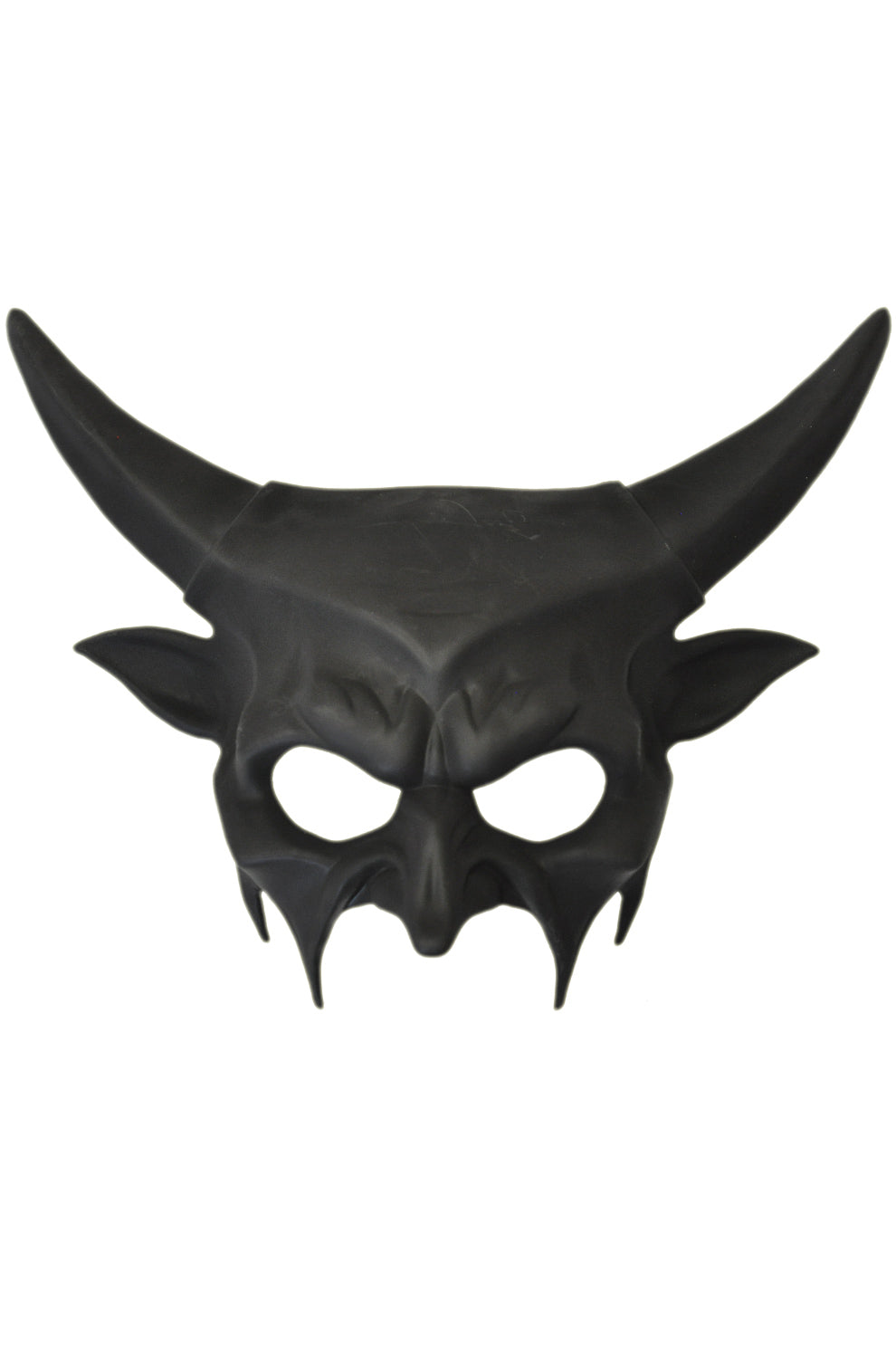 Midnight Horned Goblin Half Mask - PureCostumes.com
