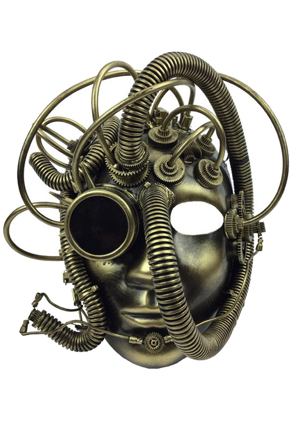Industrial Figure Mask (Gold) - PureCostumes.com