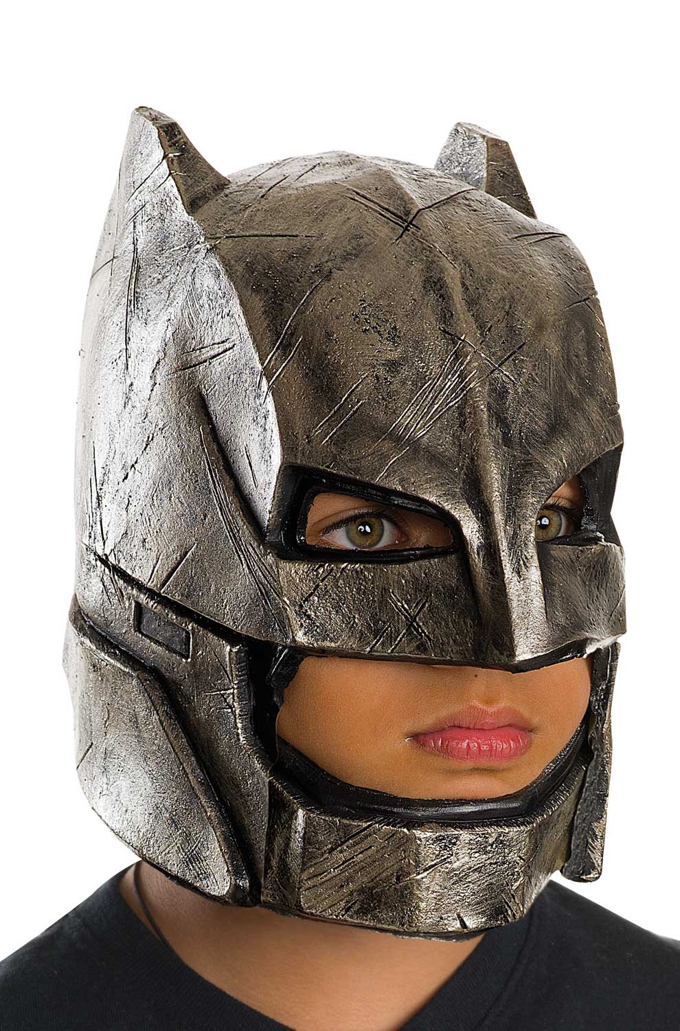 BvS Armored Batman Child Full Mask - PureCostumes.com