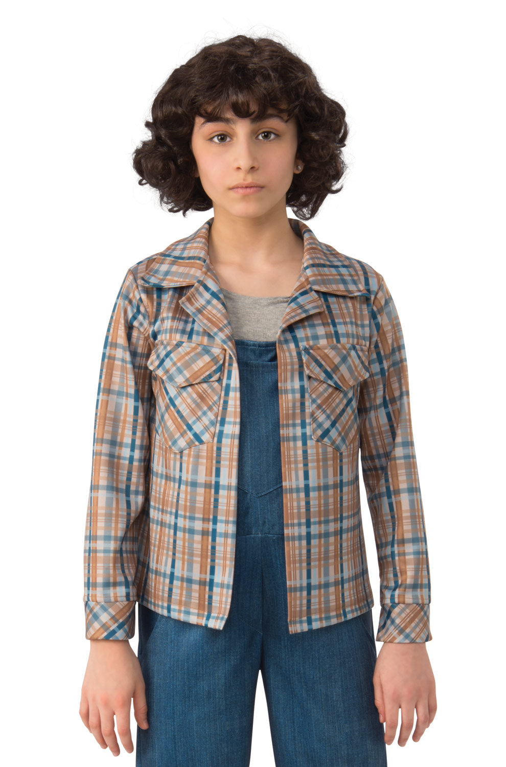 Eleven Plaid Shirt Child Costume - PureCostumes.com