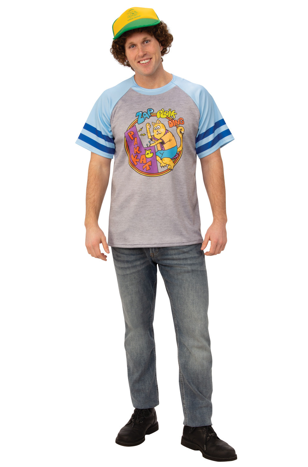 Dustin Arcade Cats Shirt Adult Costume - PureCostumes.com