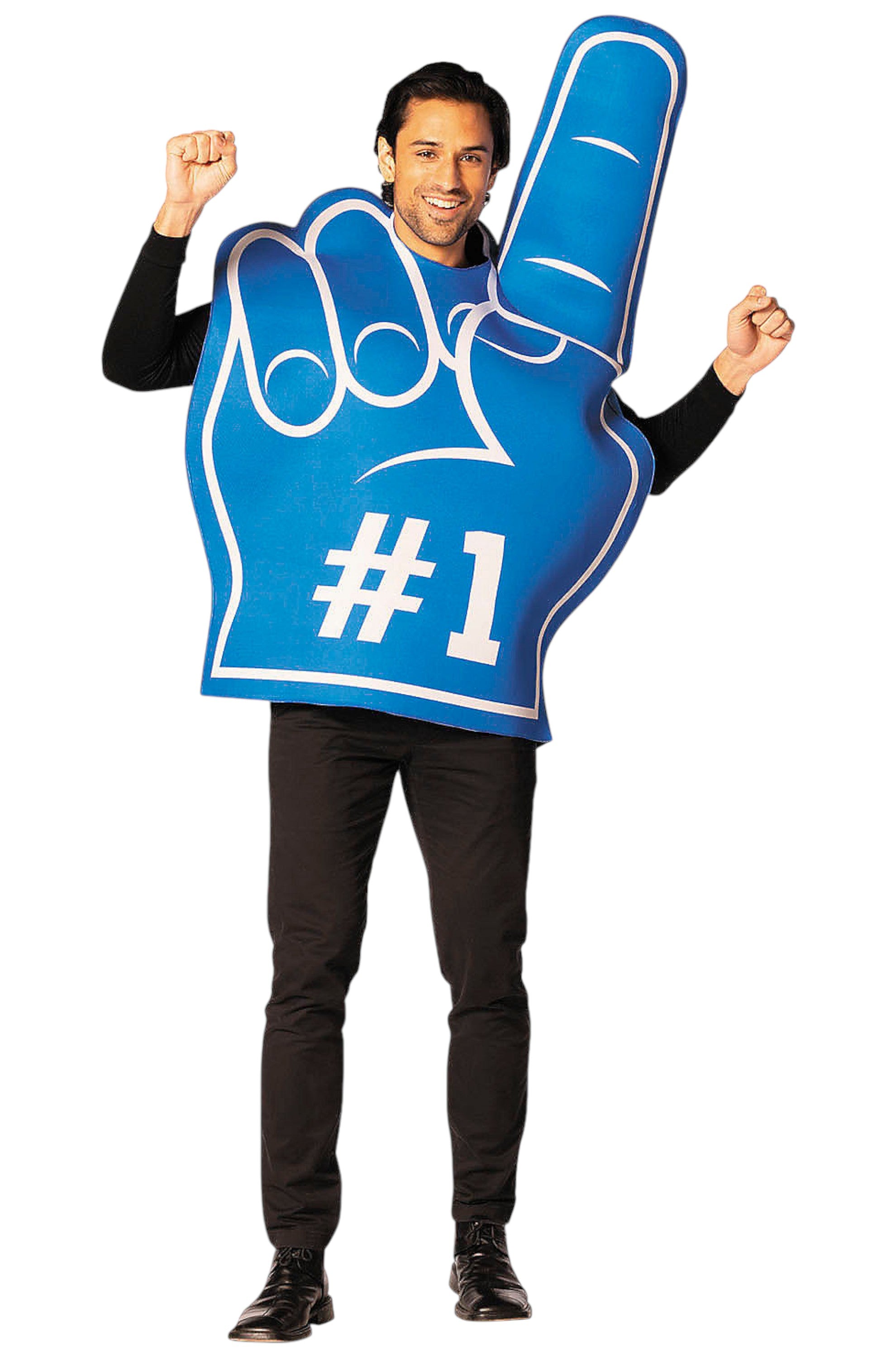 Number 1 Foam Finger Adult Costume - PureCostumes.com
