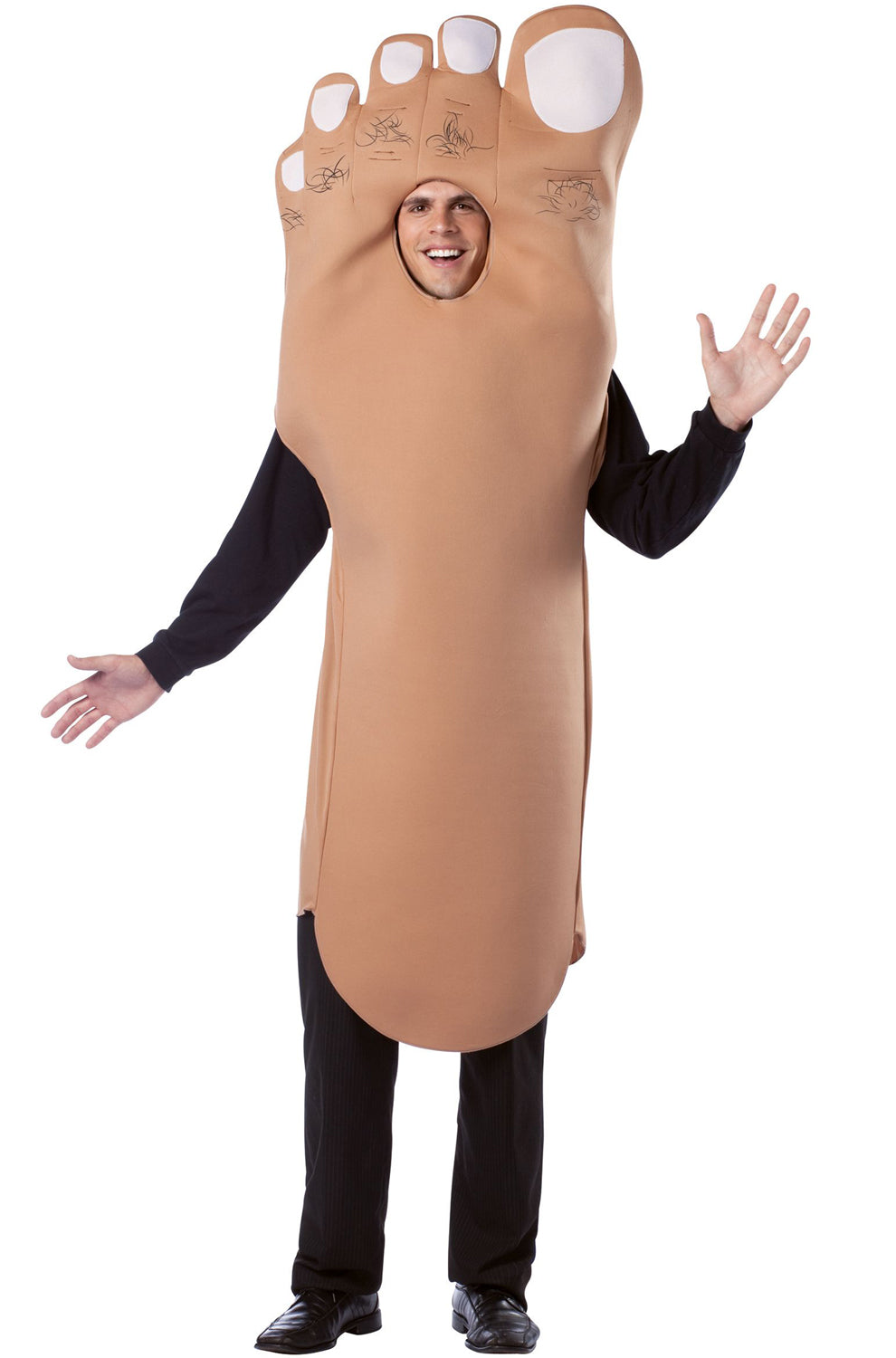 Funny Big Foot Adult Costume - PureCostumes.com