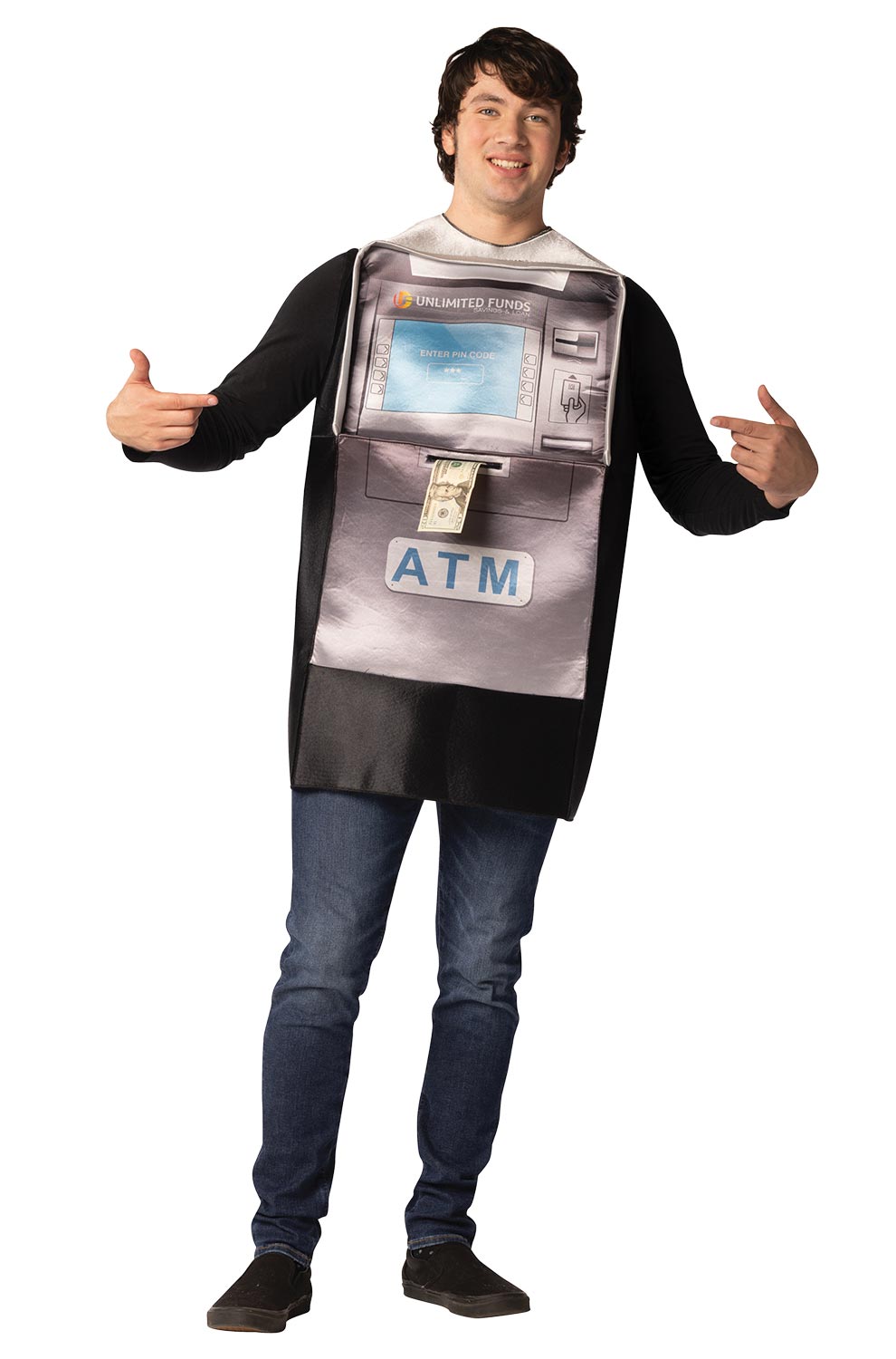ATM Cash Machine Adult Costume - PureCostumes.com