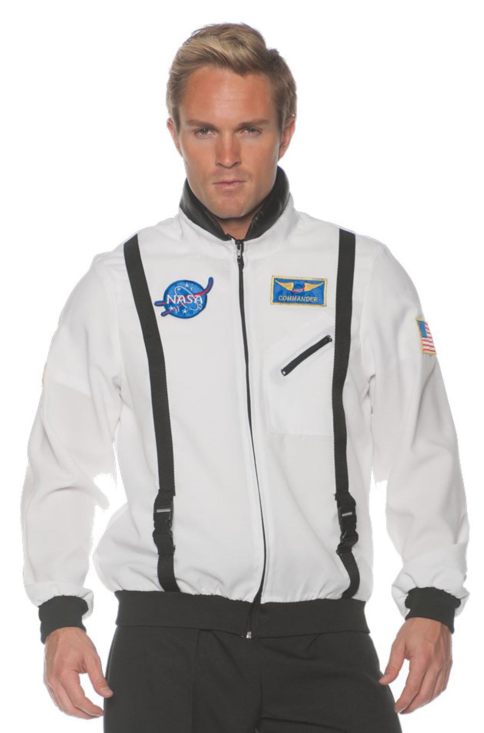 Space Jacket Adult Costume (White) - PureCostumes.com